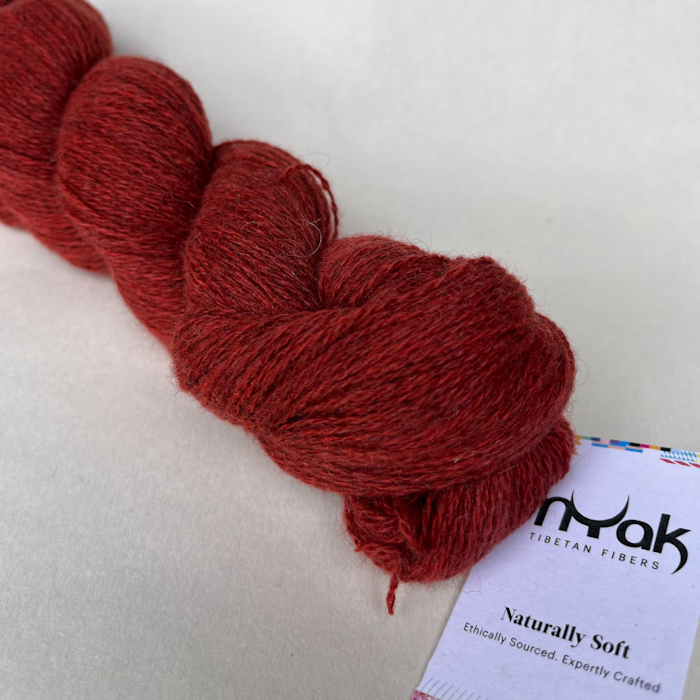 Baby Yak Lace – Brick dust – 2sheeps.com